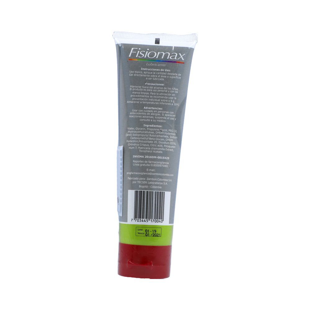Fisiomax Lubricante Tubo X 90Gr