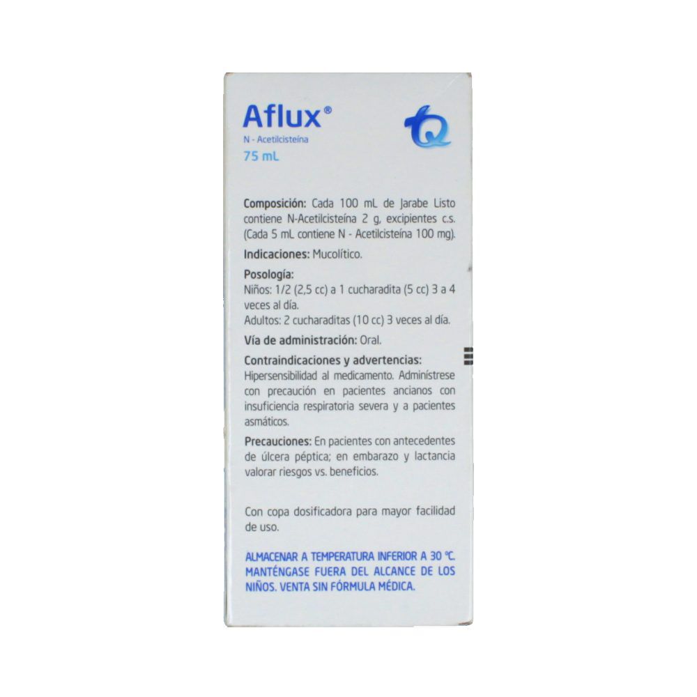 Aflux 100Mg/5mL Jarabe Frasco X 75mL