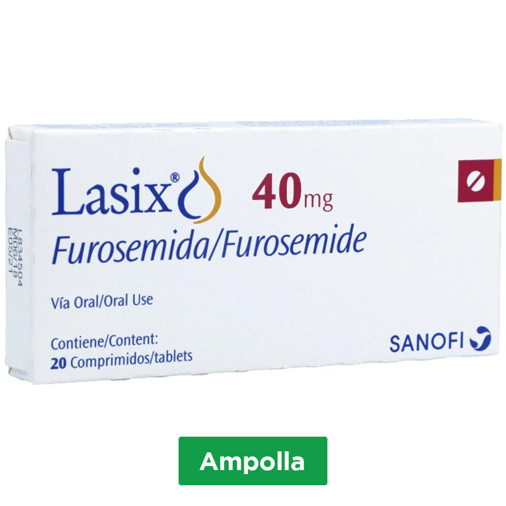 Lasix Tabletas 40Mg Caja X 20