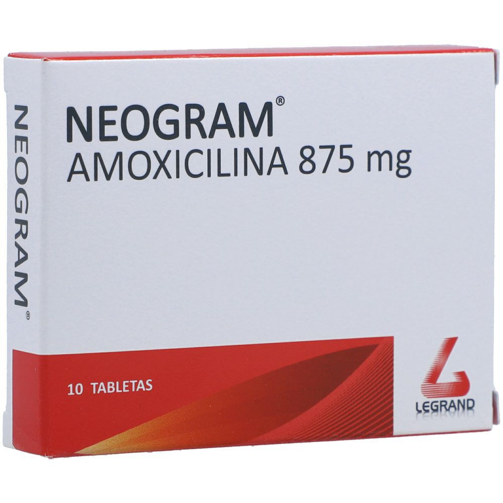 Neogram 875Mg Caja X 10 Tabletas