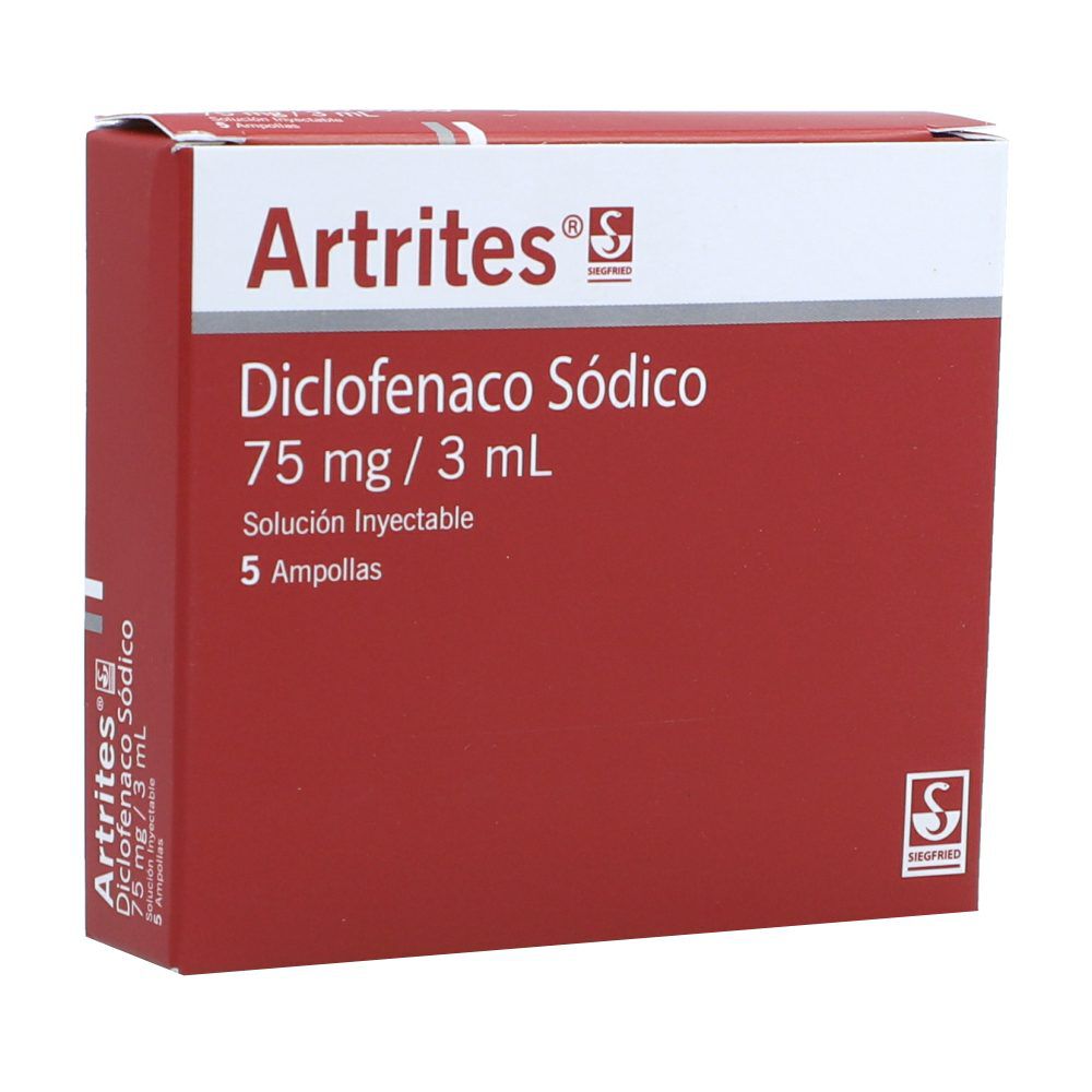 Artrites 75 mg/3mL (25mg/mL) Solución Inyectable X 1 Ampolla