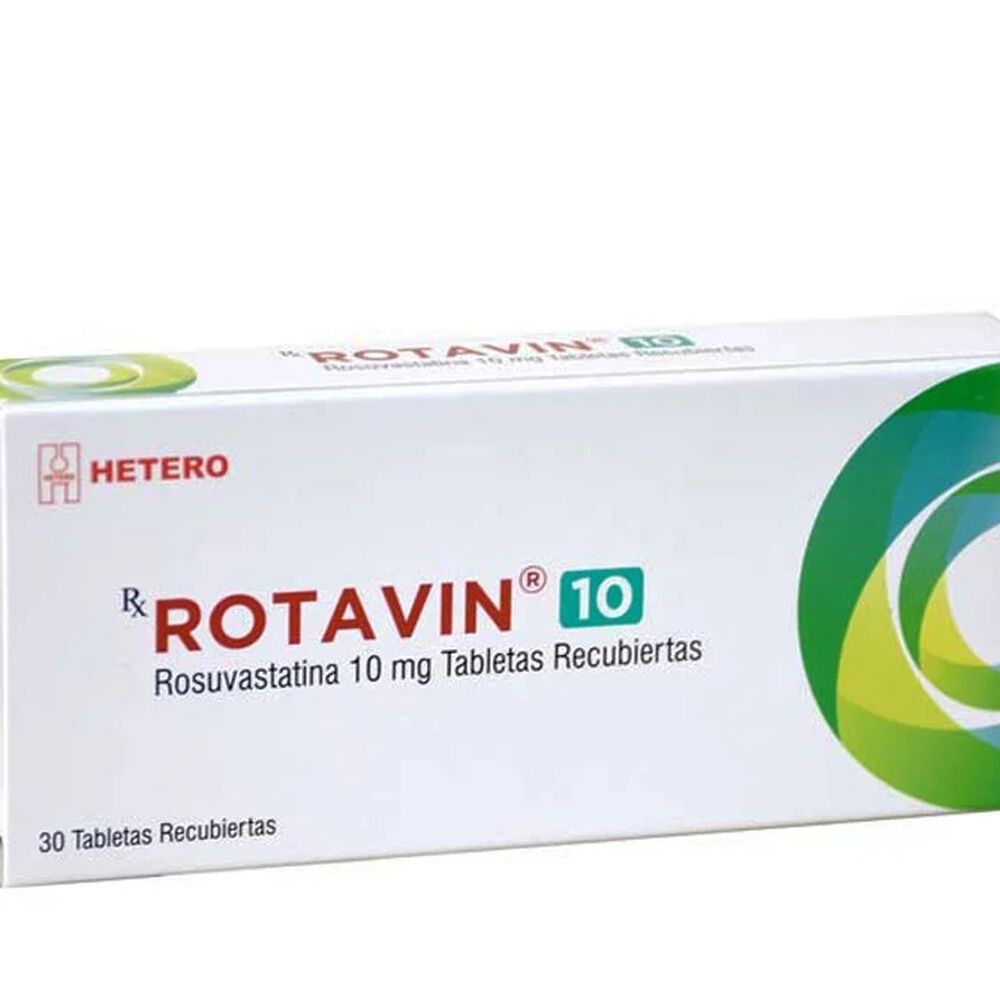 Rotavin 10Mg Tabletas Recubiertas Caja X 30