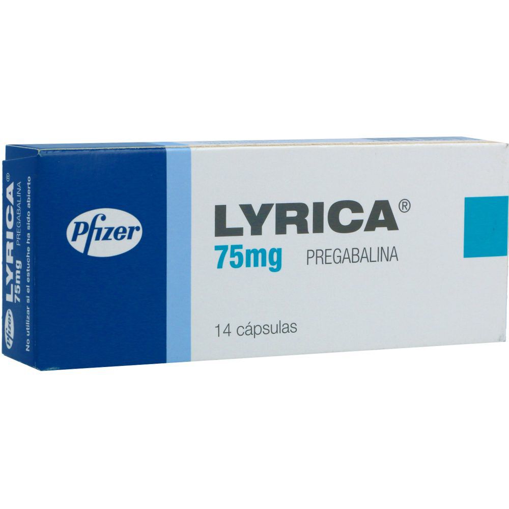 Lyrica 75Mg Caja X 14 Cápsulas