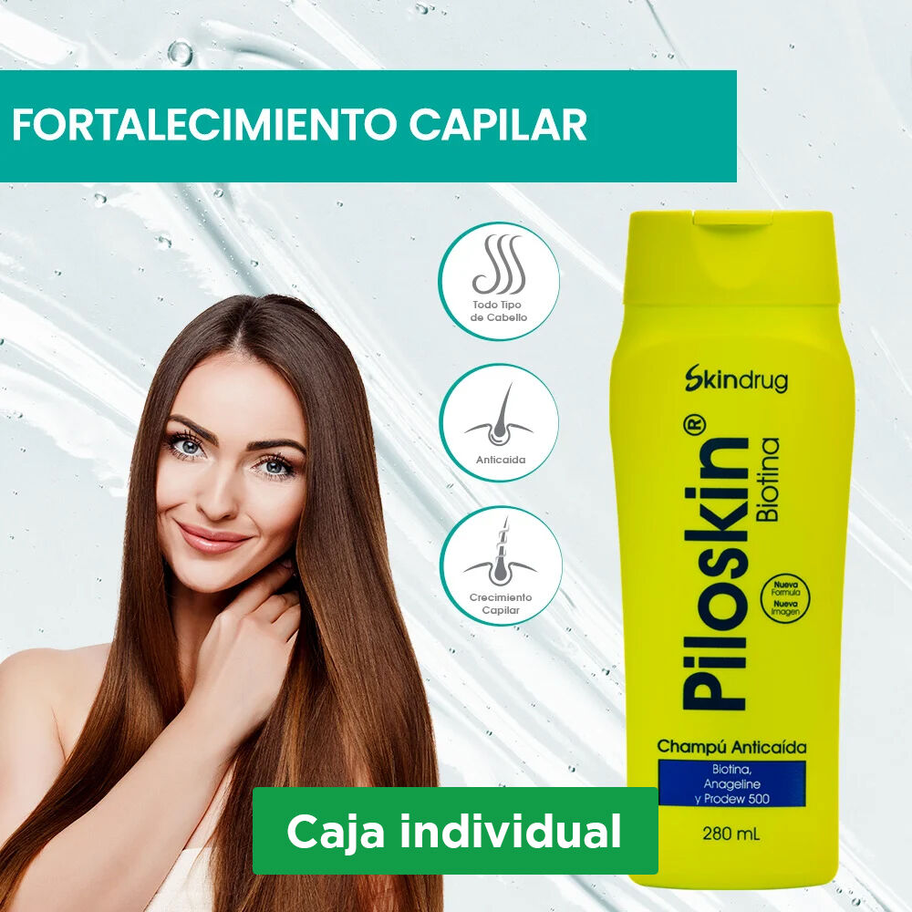 Shampoo Anticaída Con Biotina Frasco X 280mL
