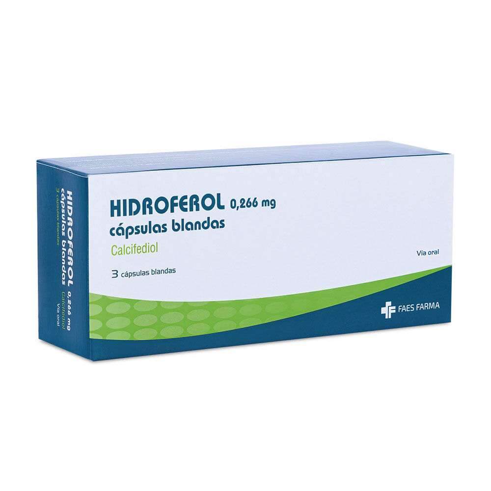 Hidroferol 0.266Mg Capsula Blanda Caja X 3
