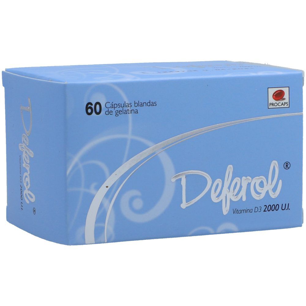 Deferol 2000 UI Caja X 60 Capsulas Blandas