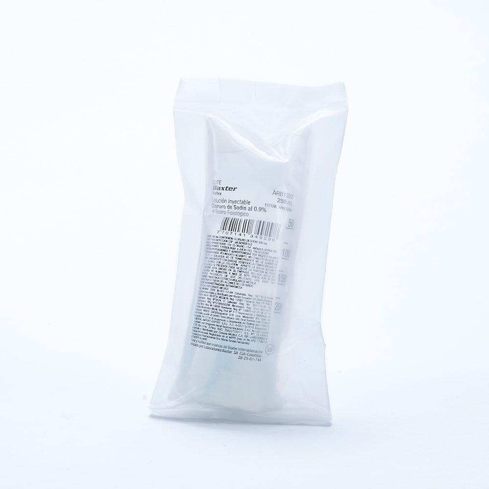 Cloruro de Sodio Solución Inyectable Baxter 250 ml