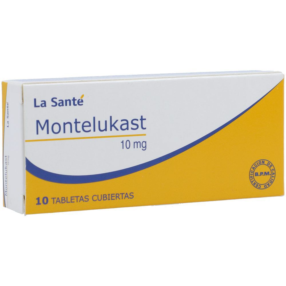 Montelukast La Santé 10Mg Caja X 10 Tabletas