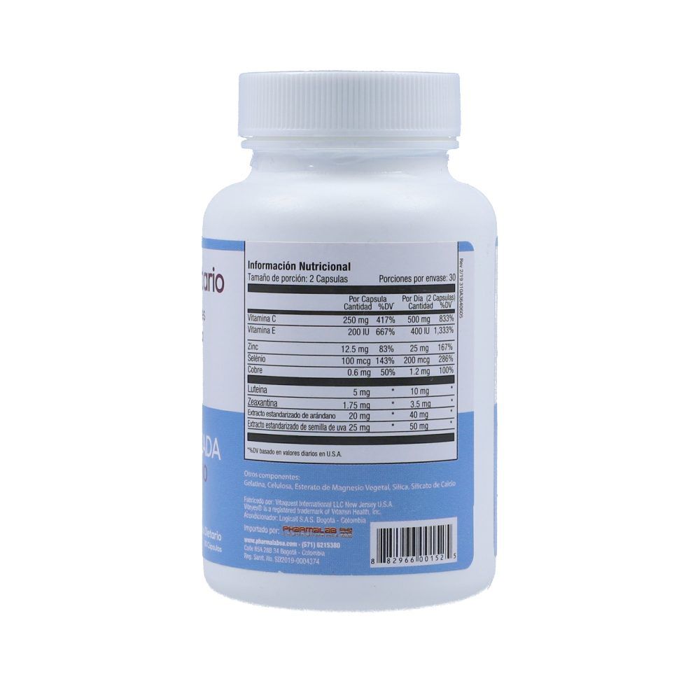 Viteyes Suplemento Dietario Cápsulas Frasco X 60
