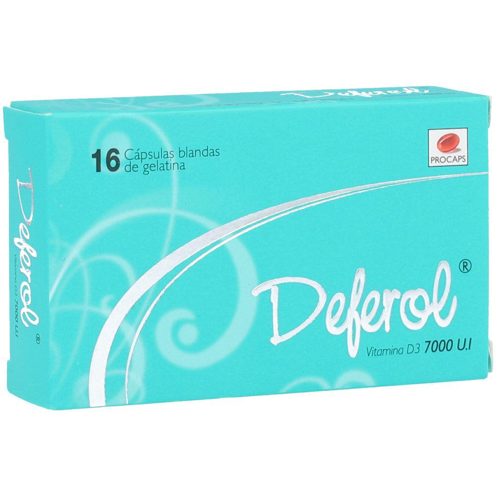 Deferol 7000 UI Capsula Blanda Caja X 16