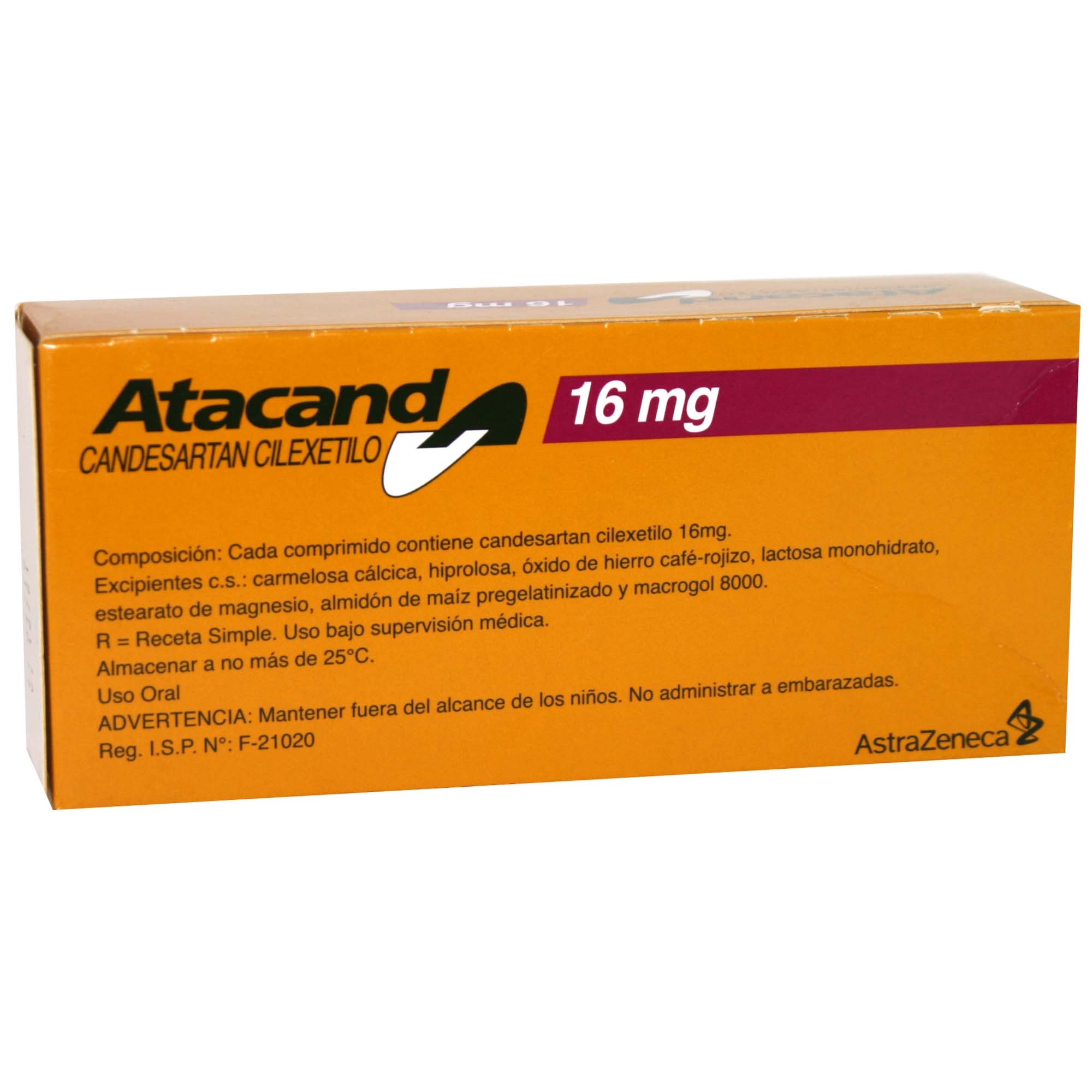Atacand Candesartan 16 mg 30 Comprimidos | Los expertos en ahorro Cruz ...
