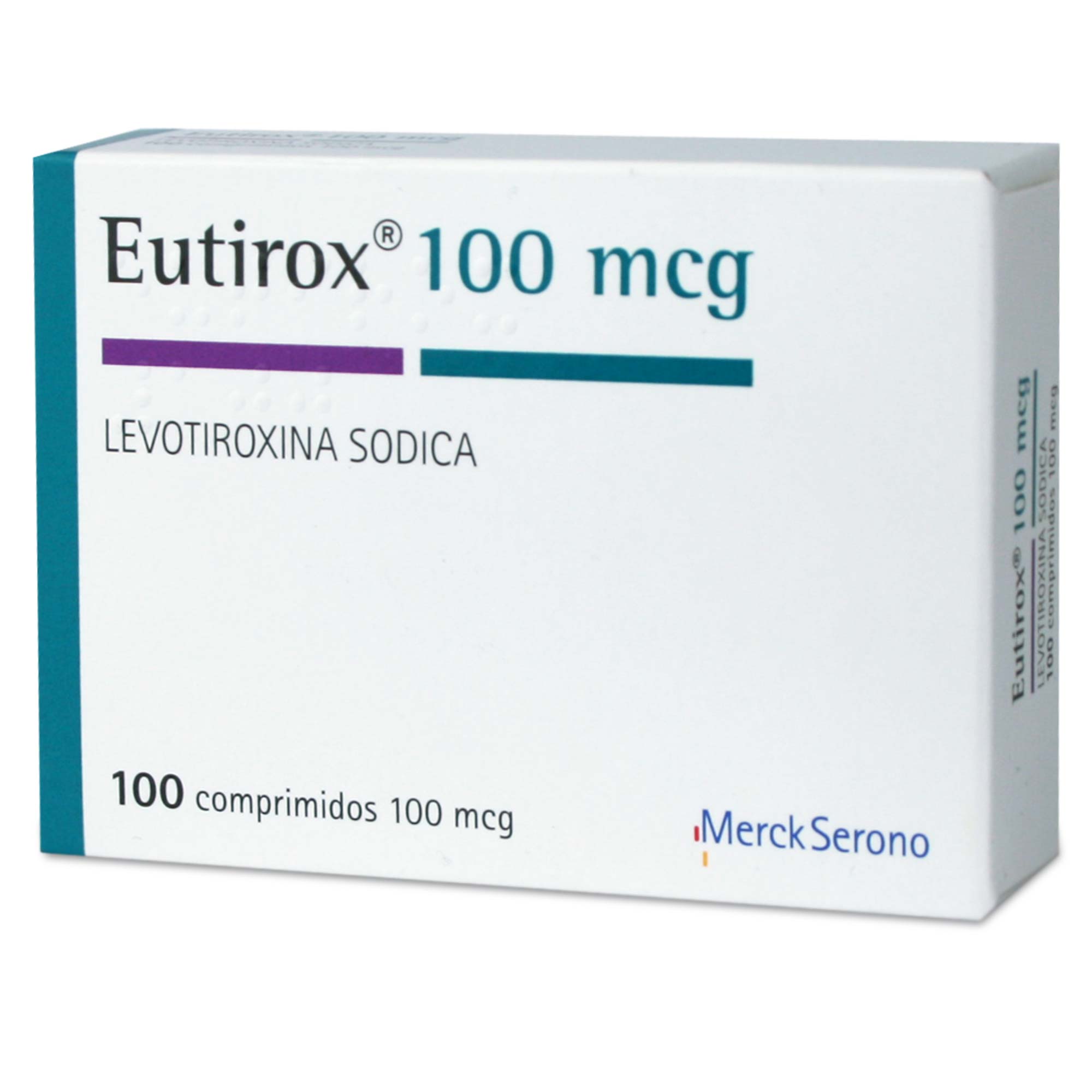 Eutirox 100 Levotiroxina 100 mcg 100 Comprimidos | Los expertos en ...