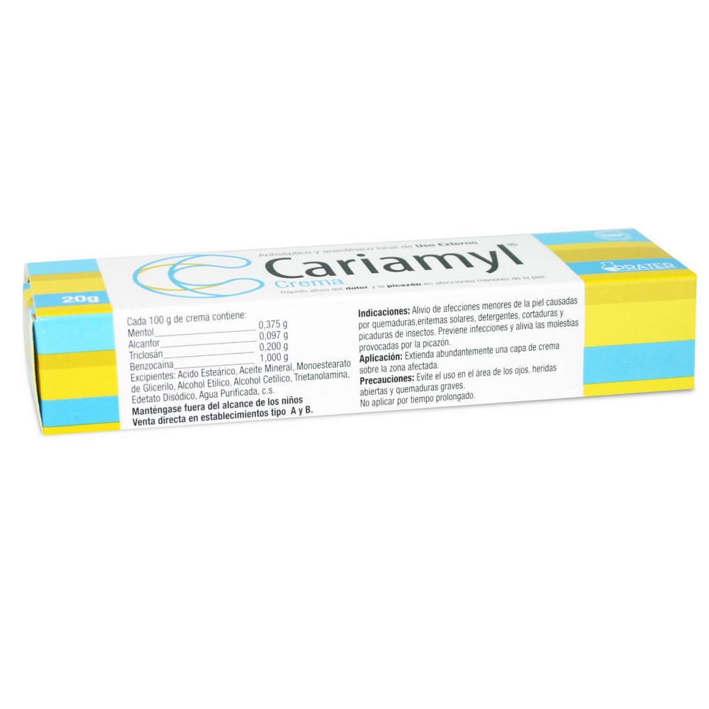 Cariamyl Mentol 0,2 Crema Tópica 20 gr | Los expertos en ahorro Cruz ...