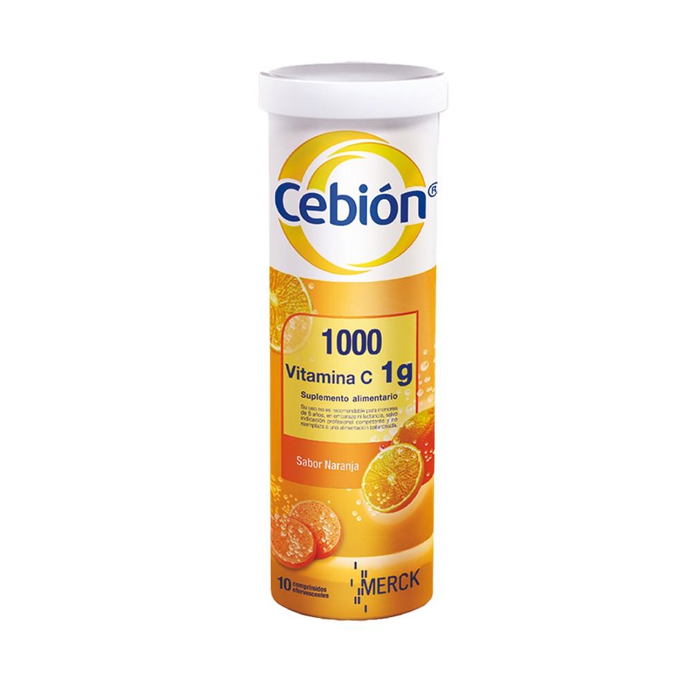 Cebion Vitamina C Acido Ascorbico 1000 mg 10 Comprimidos | Los expertos ...