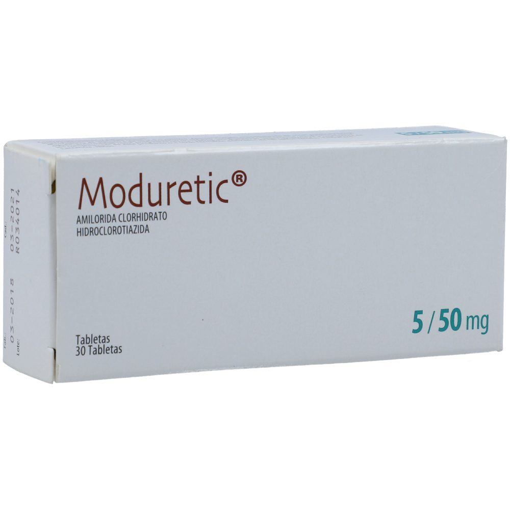 Moduretic Caja X 30 Tabletas | Los expertos en ahorro Cruz Verde Colombia