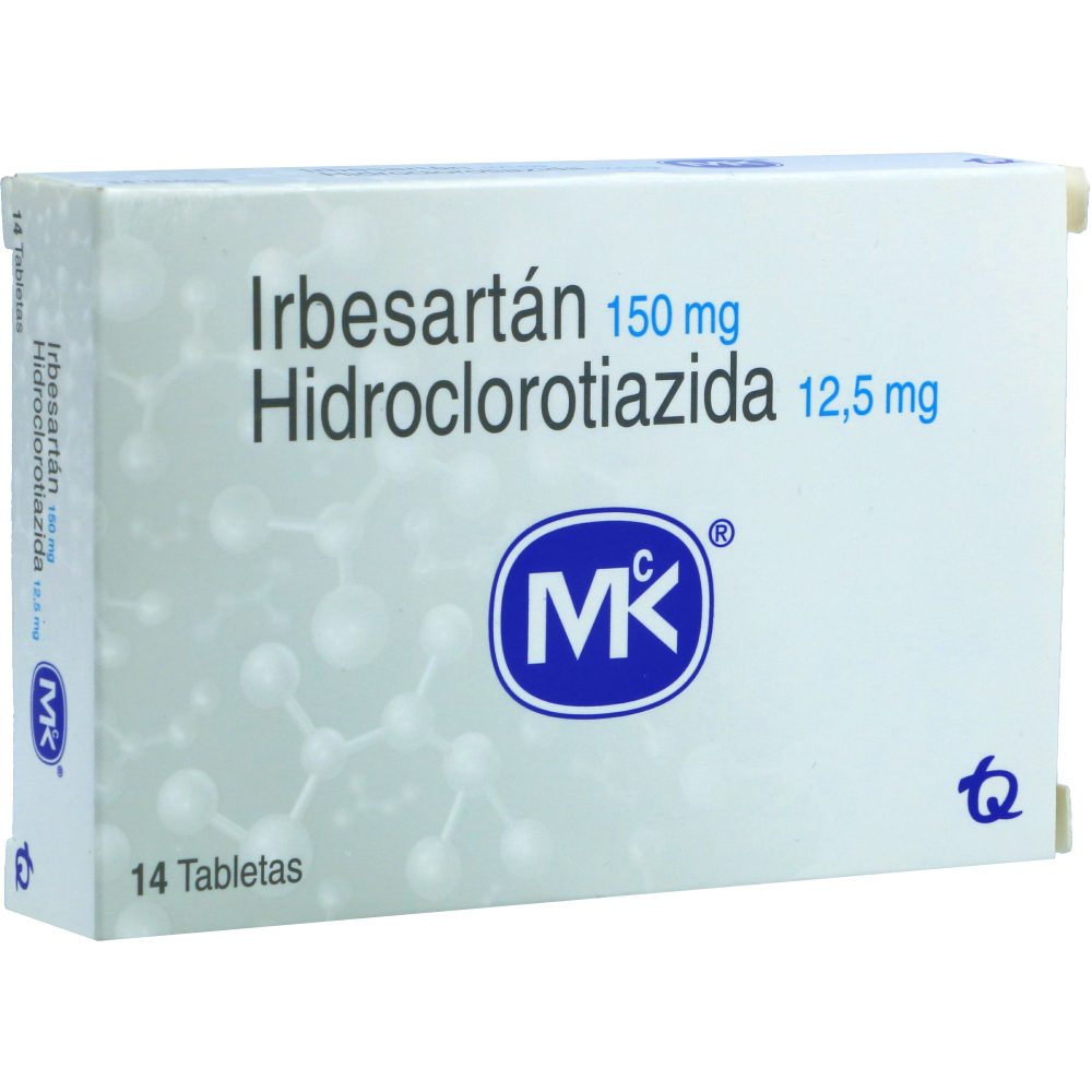 Irbesartan Hidroclorotiazida Mk 150Mg+12.5Mg Caja X 14 Tabletas | Los expertos en ahorro Cruz ...