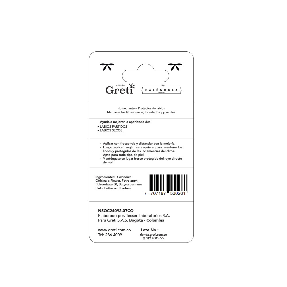 Greti Calendula Tubo X 6Gr | Los expertos en ahorro Cruz Verde Colombia
