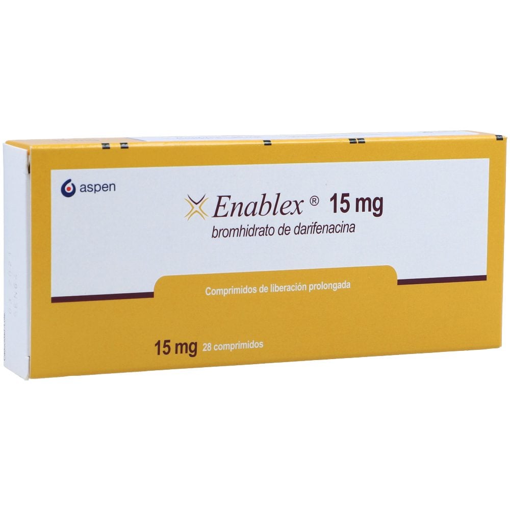 Enablex Tabletas Liberación Prolongada 15mg | Cruz Verde