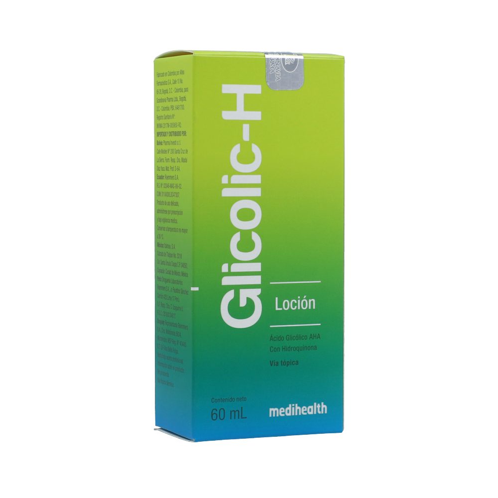Glicolic-H Loción 10%+2% Frasco X 60mL | Los expertos en ahorro Cruz Verde Colombia