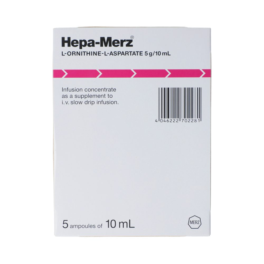 Hepa Merz 5G/10Ml(500Mg/Ml) Solución Inyectable X 1 Ampolla | Los ...