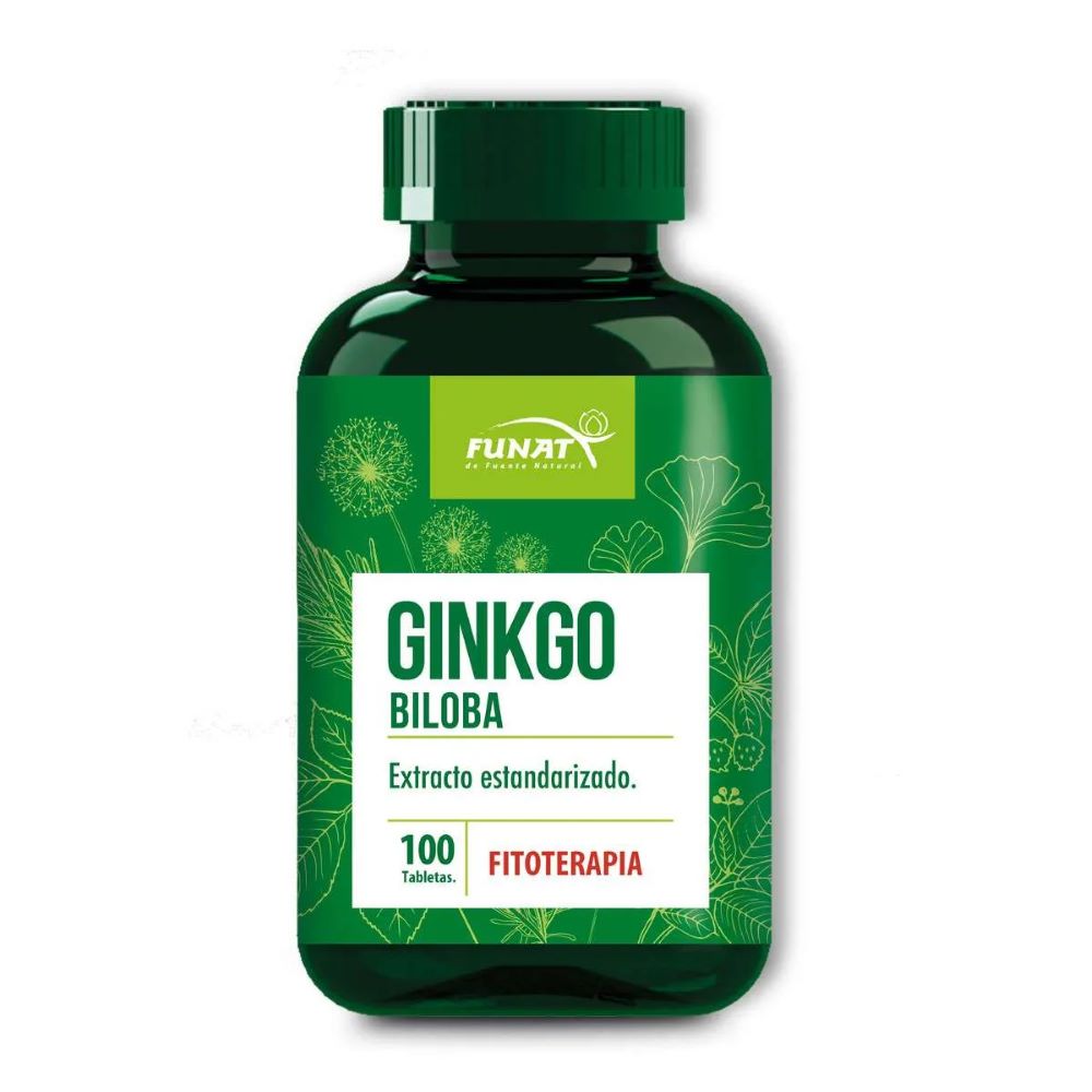 Ginkgo Biloba Tabletas Frasco X 100 Funat | Cruz Verde