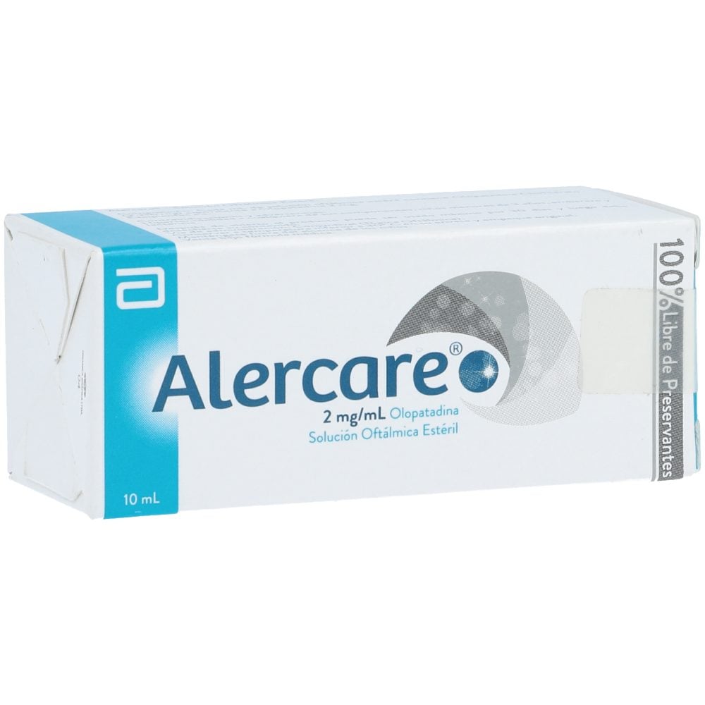 Alercare Solución Oftálmica Estéril 2Mg/mL Frasco X 10 mL | Cruz Verde