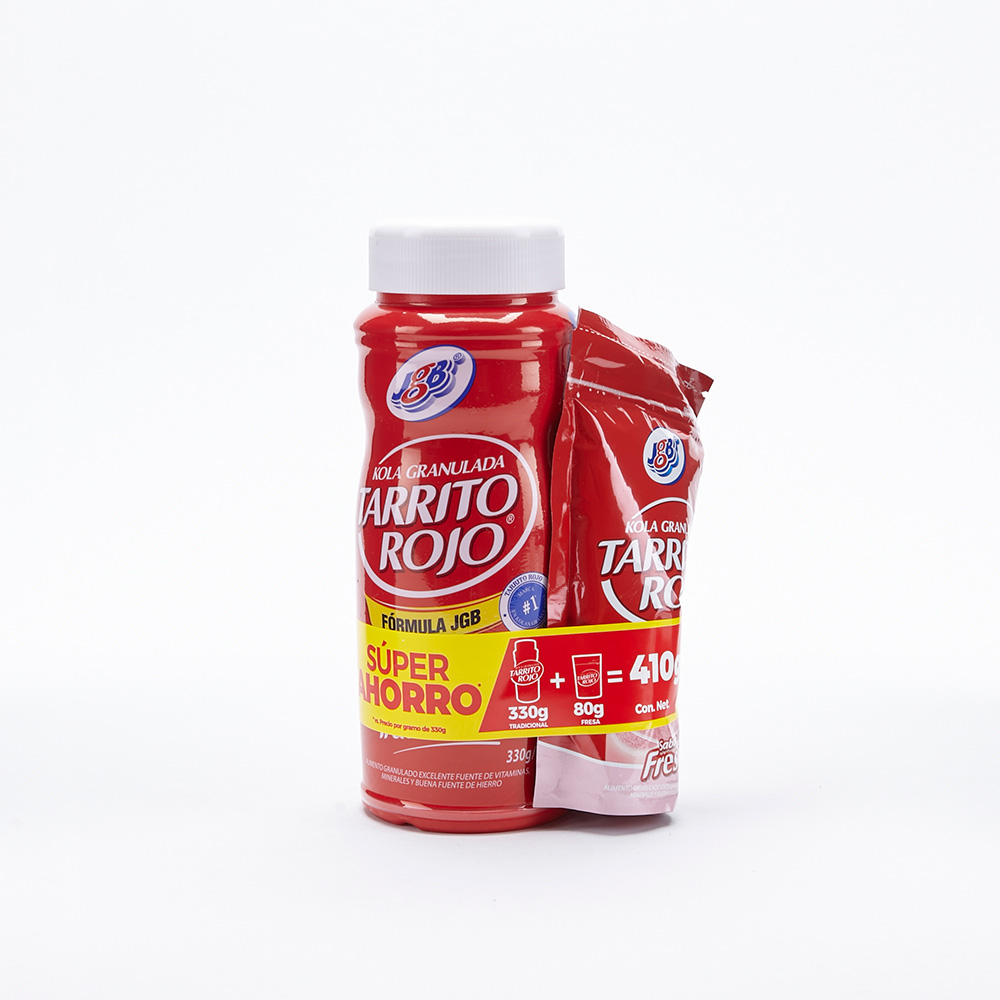 Tarrito Rojo JGB Tradicional 330g + Fresa 80g Super Ahorro | Los ...