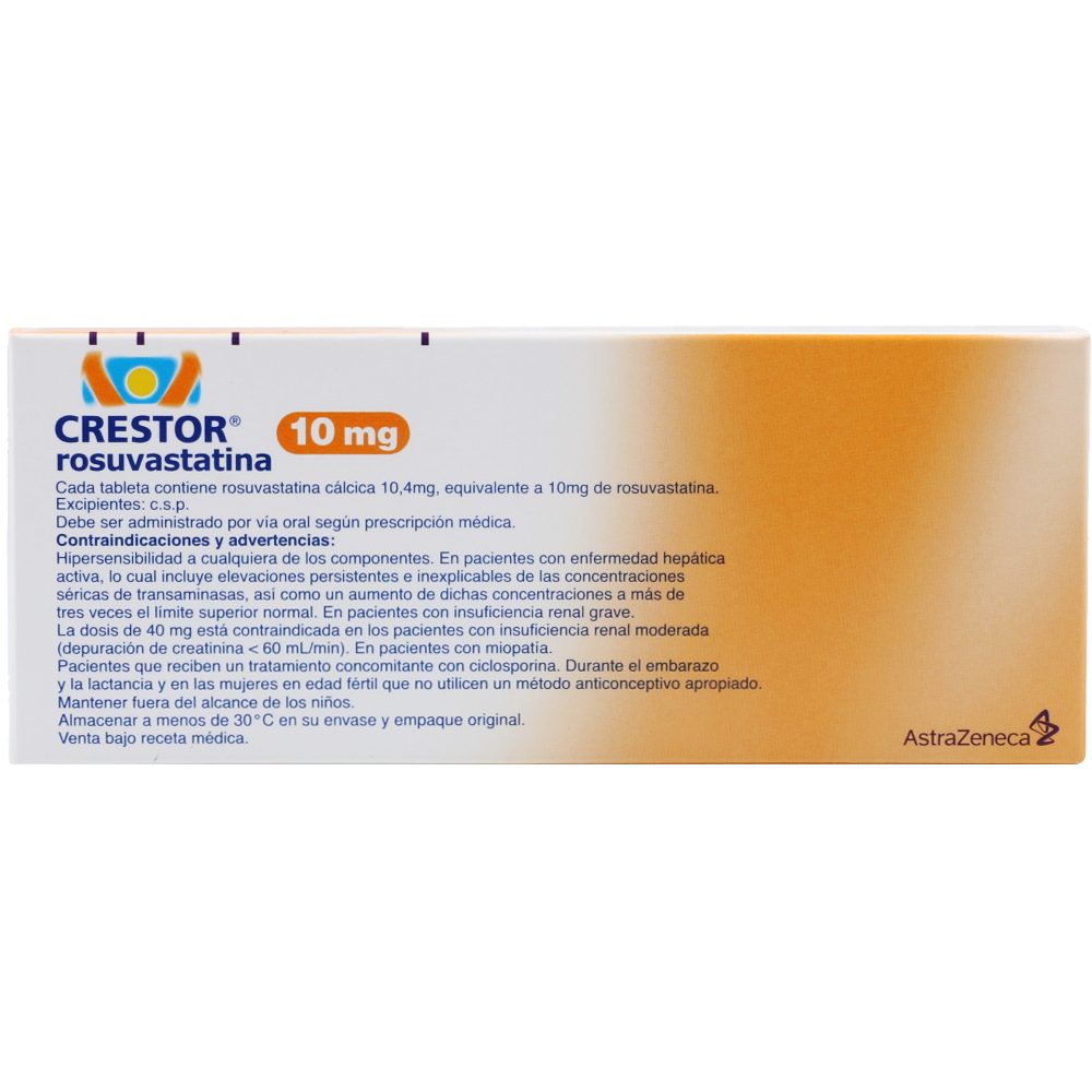 Crestor Tabletas 10Mg Caja X 30 | Los expertos en ahorro Cruz Verde ...