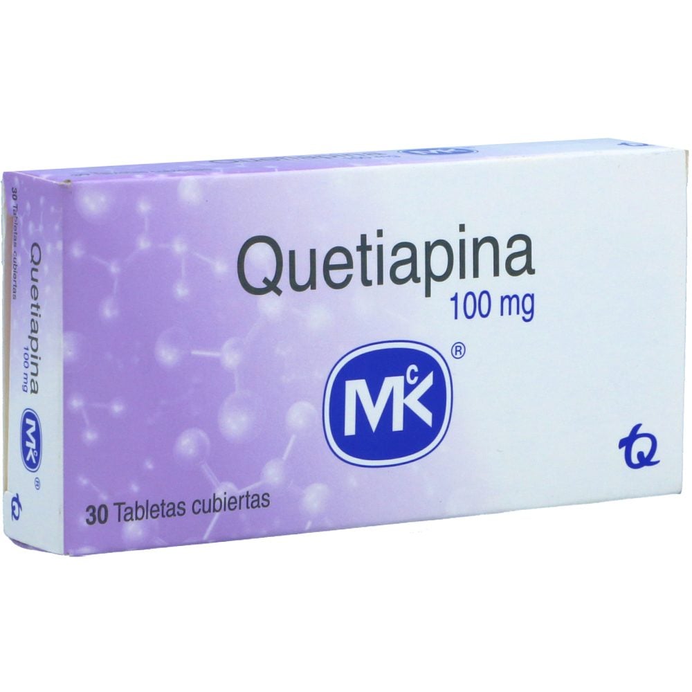 Quetiapina Mk 100Mg Caja X 30 Tabletas