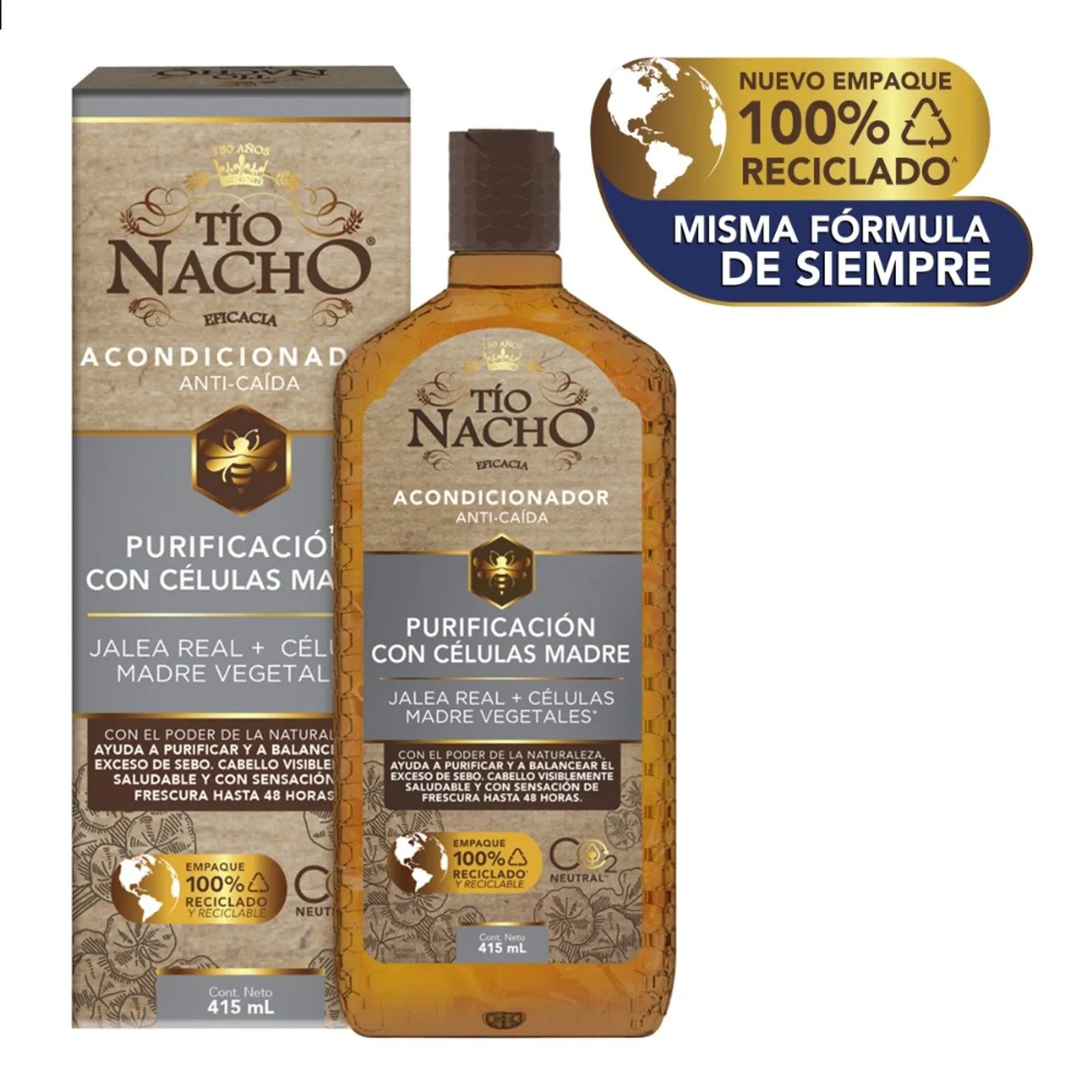 Acondicionador Anticaida Tio Nacho Purificacion Con Celulas Madre ...