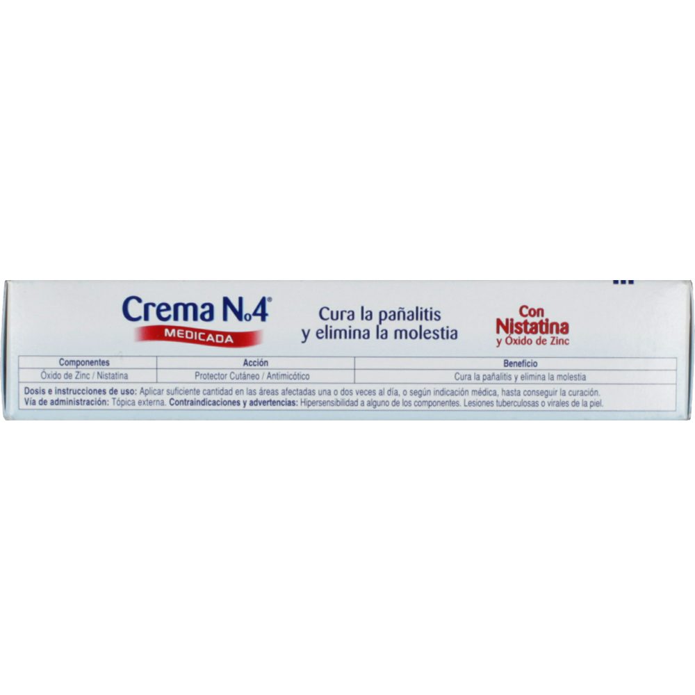 Crema No 4 Medicada (200Mg+100000Ui)/Gr Crema Tubo X 30 Gr | Los ...