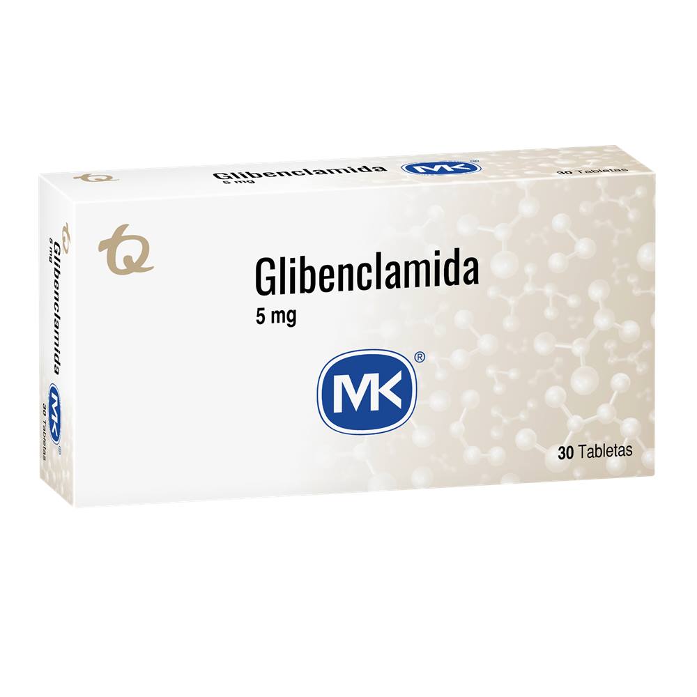Glibenclamida Mk 5Mg Caja X 30 Tabletas
