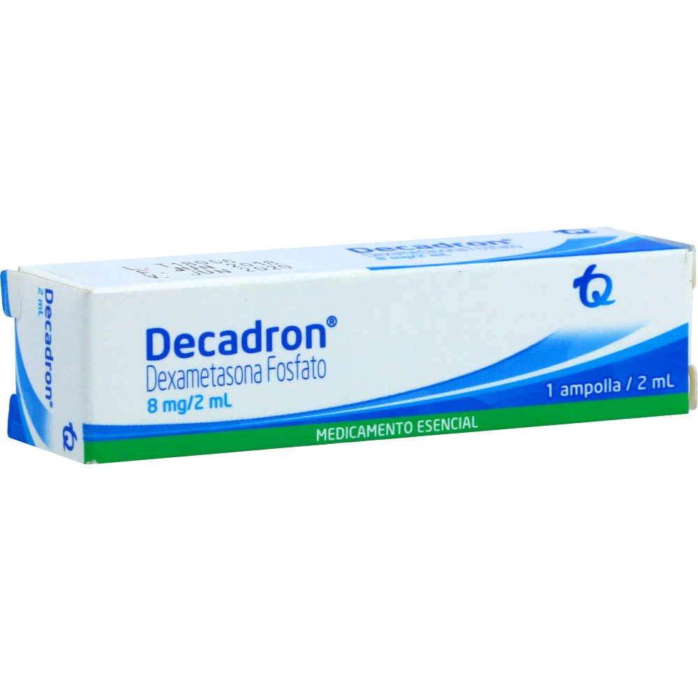 Decadron 8Mg/2mL Solución Inyectable X 1 Ampolla X 2mL | Los expertos ...