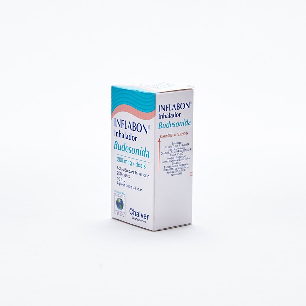 Inflabon Inhalador Bucal 200Mcg/Dosis Solución Para Inhalación Frasco X ...