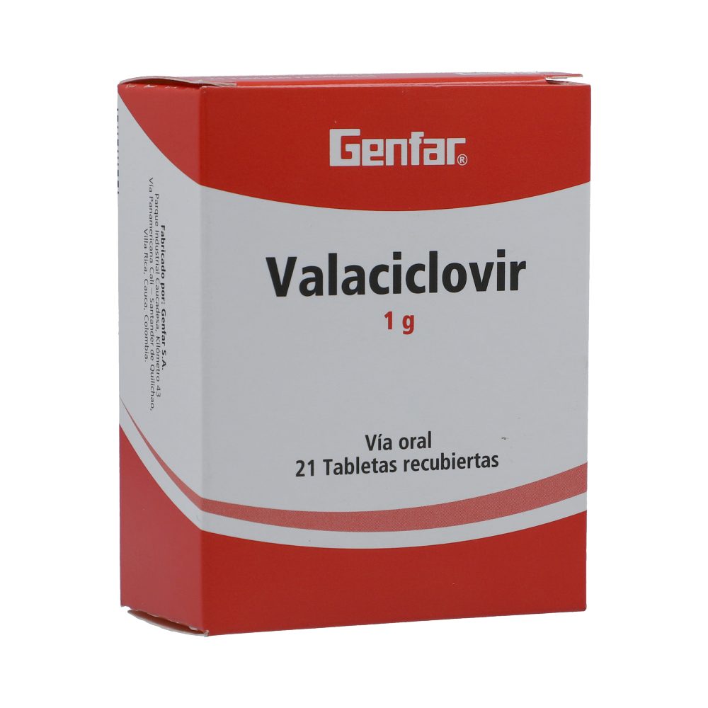 Valaciclovir 1 gr · 21 Tabletas Recubiertas | Cruz Verde