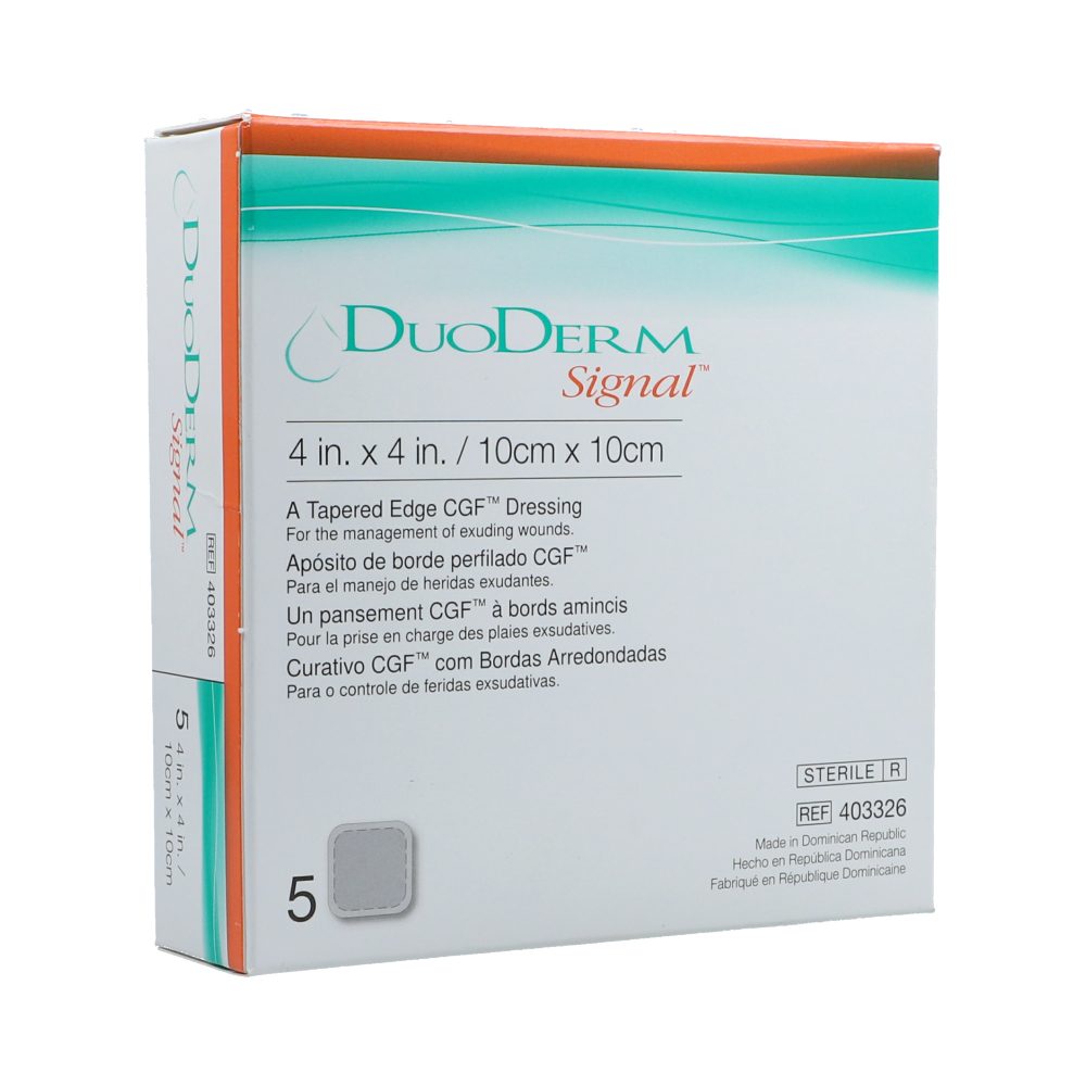 Duoderm Signal - Aposito De Borde Perfilado Cgf® Ref 403326 10Cm X 10Cm ...