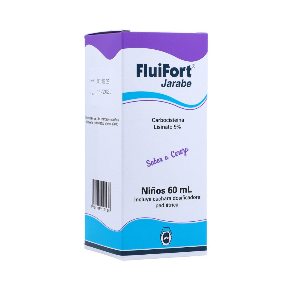 Fluifort Pediatrico 9% Jarabe Frasco X 60mL | Los expertos en ahorro ...