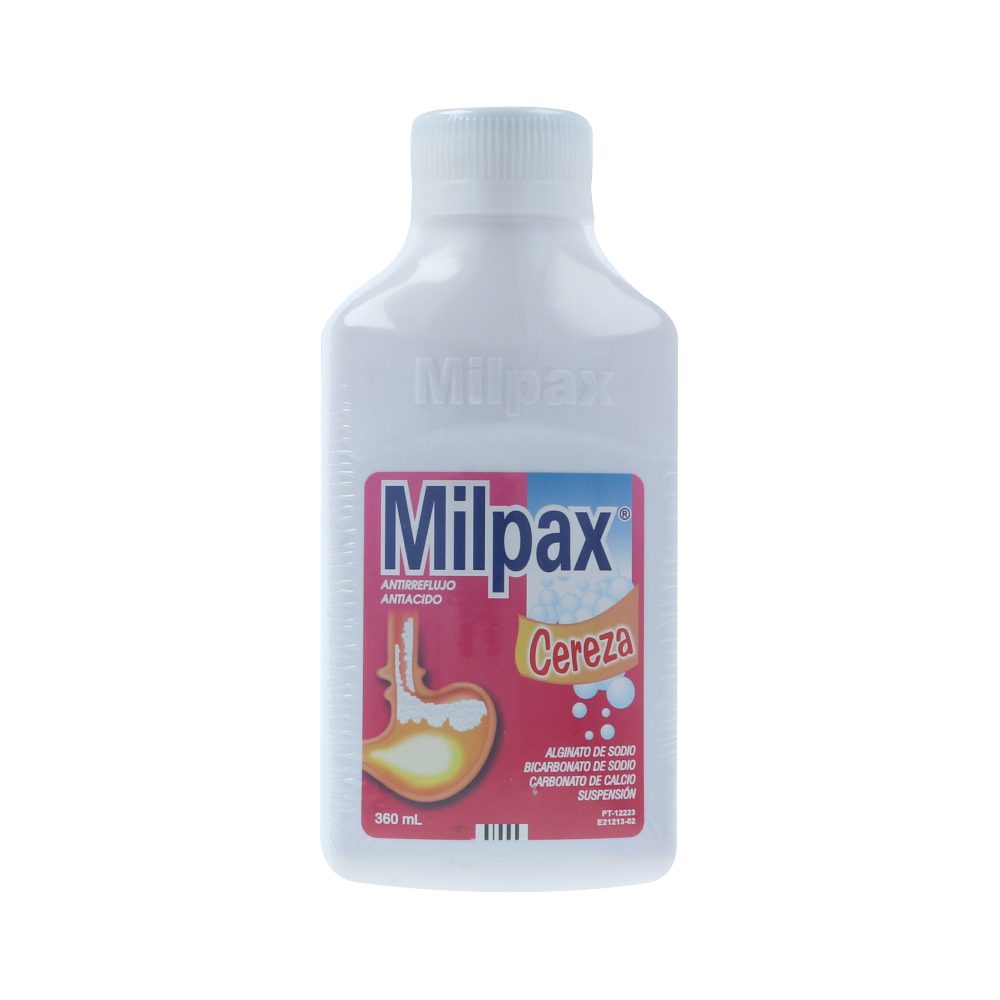 Milpax Suspensión Oral Sabor Cereza · 360 ml | Cruz Verde