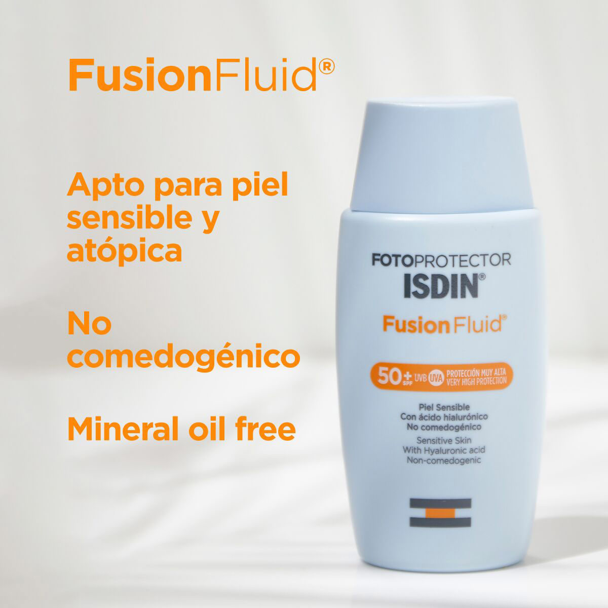 Fotoprotector Isdin Fusion Fluid Spf 50+ Frasco X 50mL | Los expertos ...