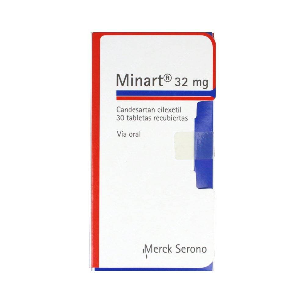 Minart 32Mg Caja X 30 Tabletas Recubiertas | Cruz Verde