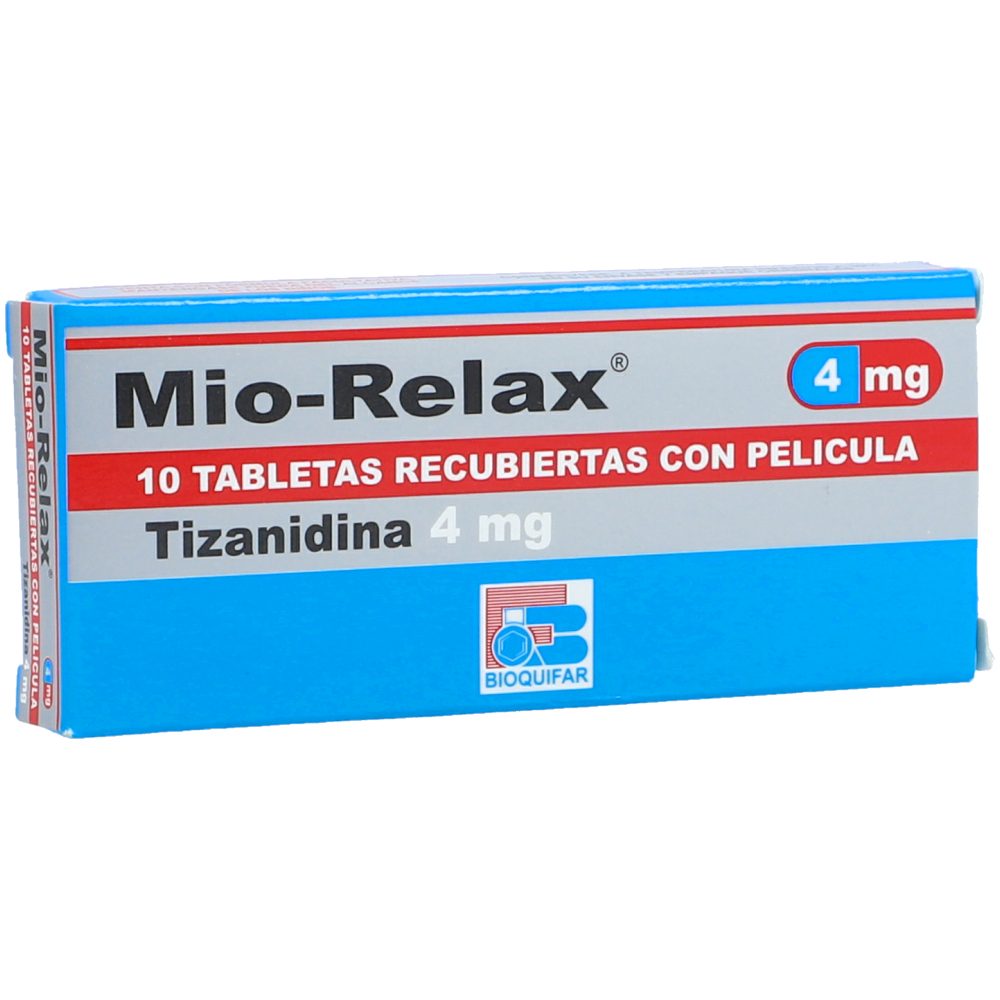 Mio-Relax 4Mg Tableta Recubierta Caja X 10 | Cruz Verde