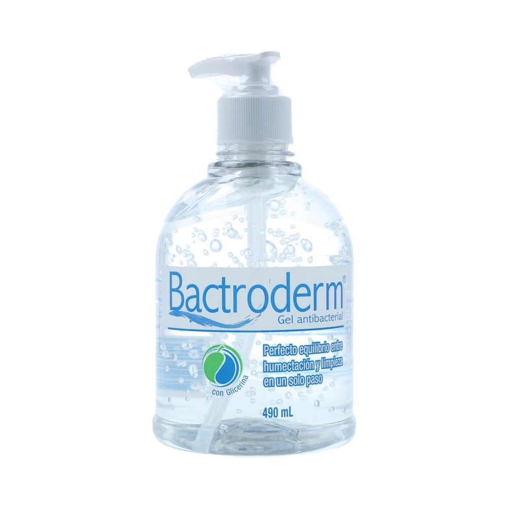 Bactroderm Gel Antibacterial Frasco X 490mL | Cruz Verde