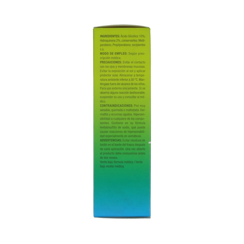 Glicolic-H Loción 10%+2% Frasco X 60mL | Los expertos en ahorro Cruz ...