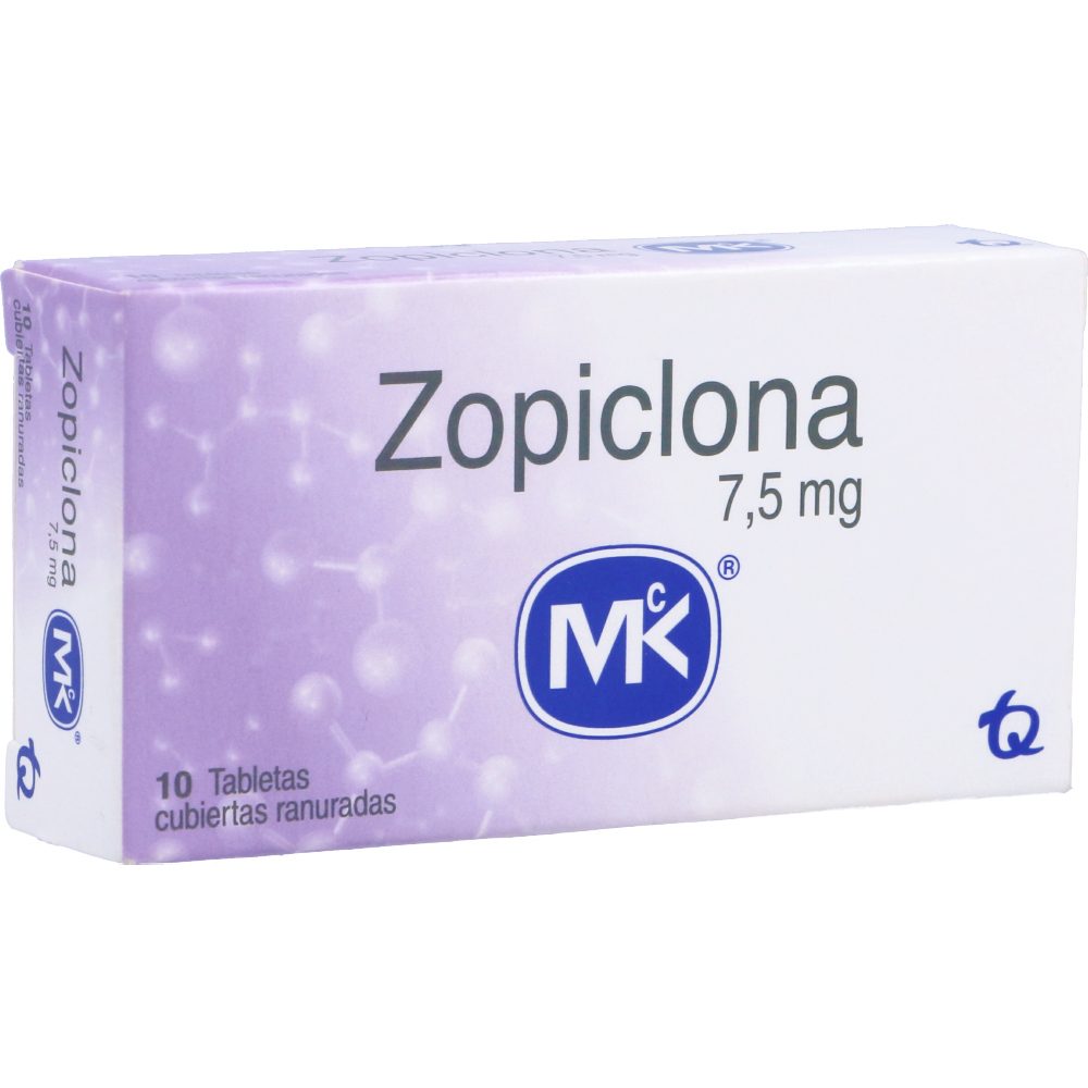 Zopiclona 7.5 Mg Tableta Recubierta Caja X 10 Tabletas | Cruz Verde