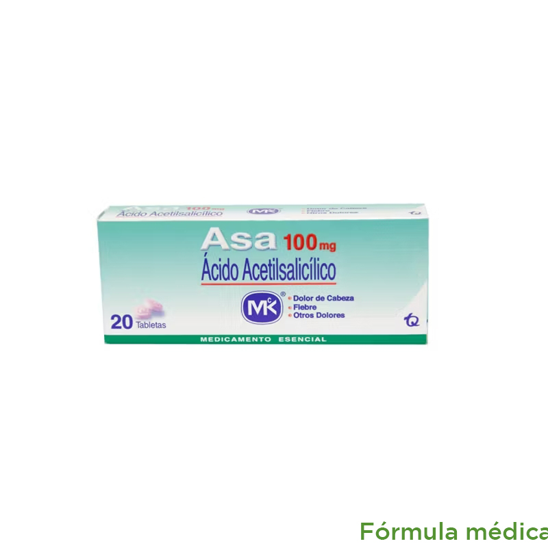 Asa 100Mg Tableta Caja X 20 Mk | Cruz Verde
