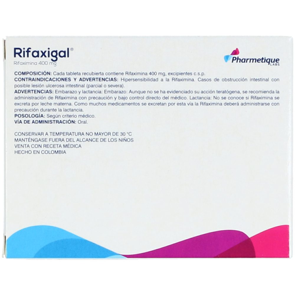 Rifaxigal 400Mg Caja X 6 Tabletas Recubiertas | Los expertos en ahorro ...