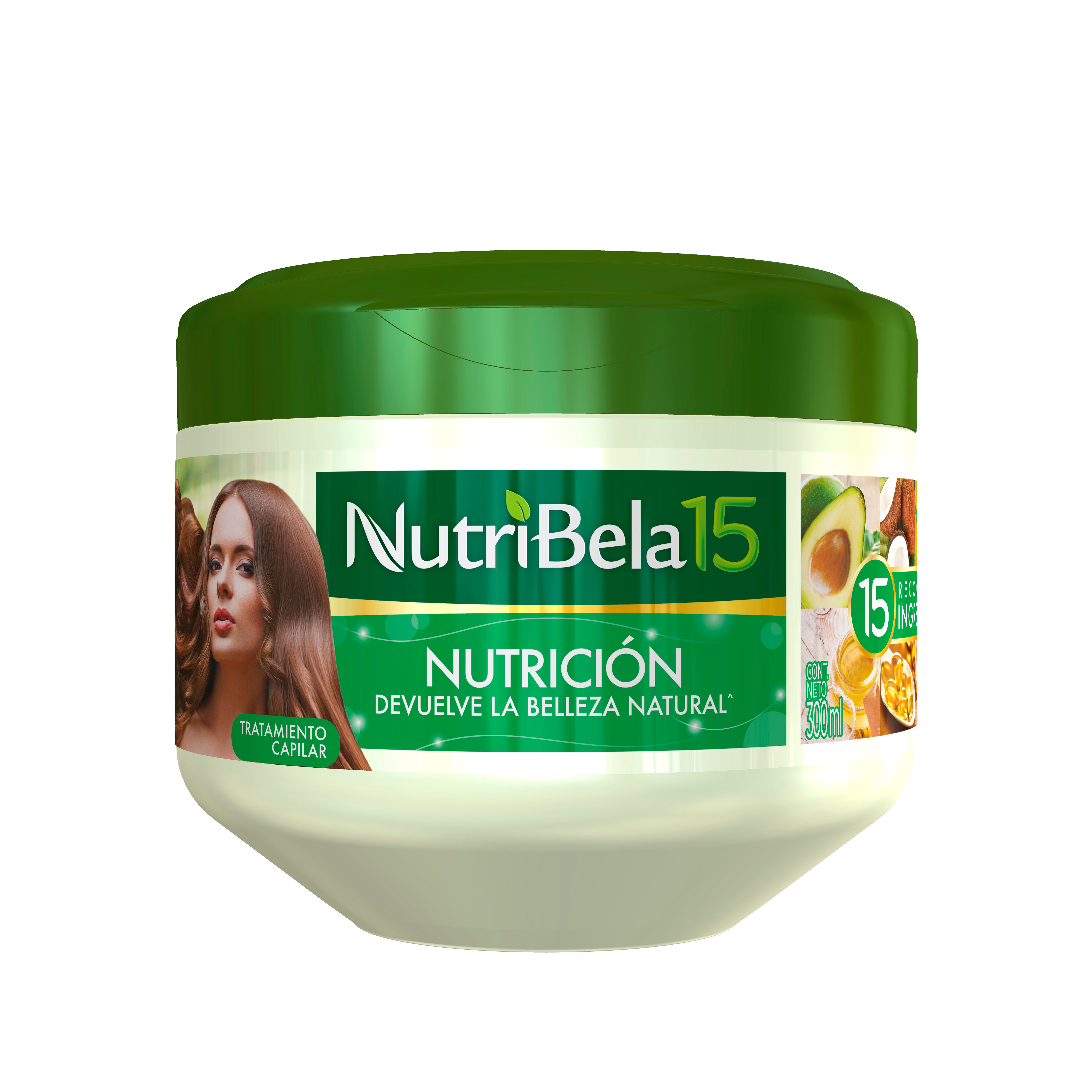 Tratamiento Capilar Nutribela 15 Devuelve La Belleza Natural Pote X ...