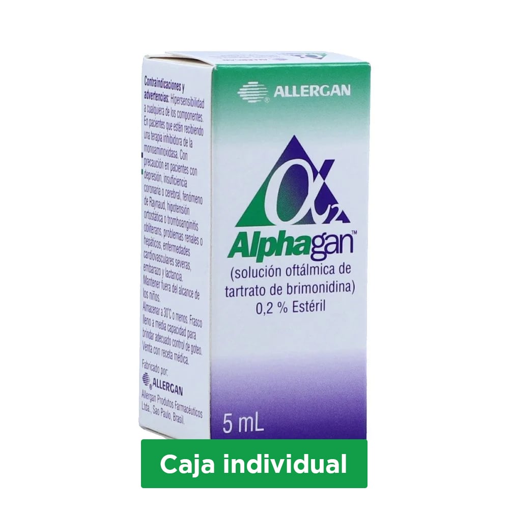 Alphagan 2Mg/mL Solución Oftalmologica Frasco X 5mL | Cruz Verde