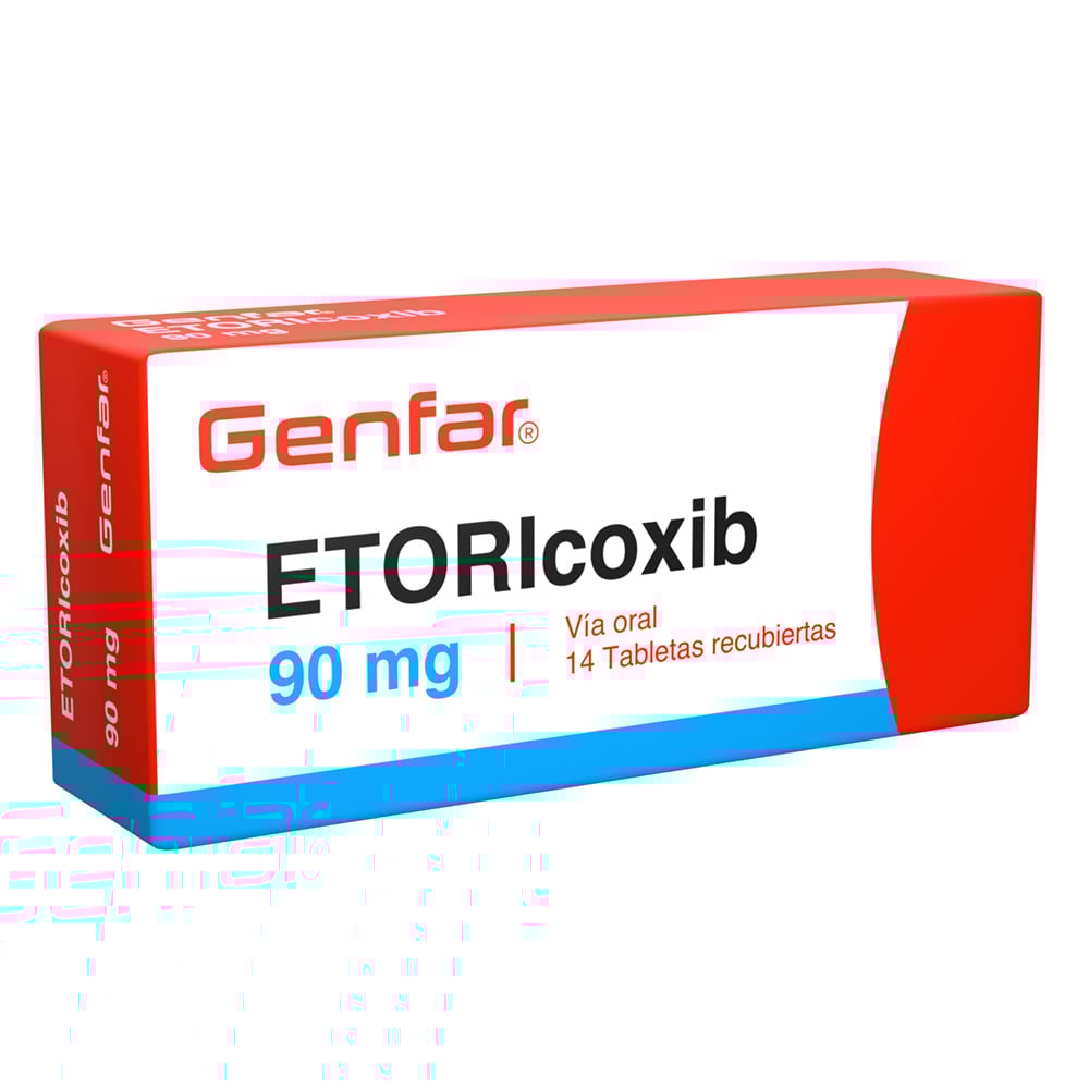 Etoricoxib 90Mg Tabletas Recubiertas Caja X 14 Genfar