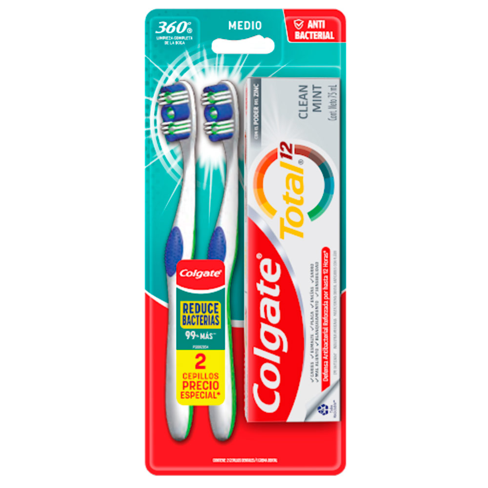 Promoción 2 Cepillos 360 + Crema Dental 75mL Paquete | Los expertos en ...